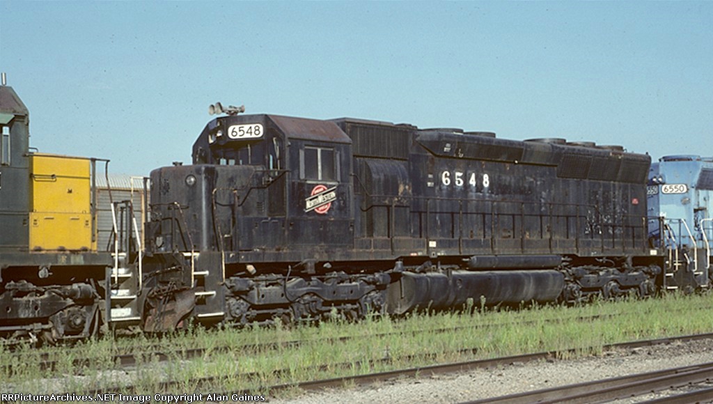 C&NW SD45 6548